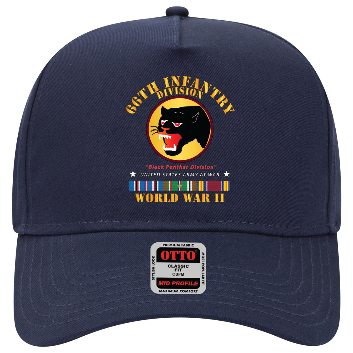 Baseball Cap - 66th Infantry Division - Black Panther Division - WWII ...