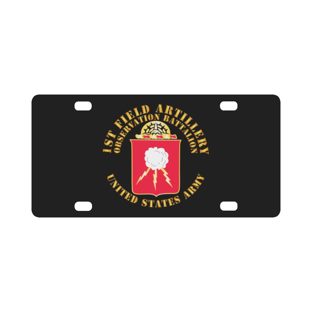 Army - 1st Field Artillery Observation Battalion X 300 Classic License ...