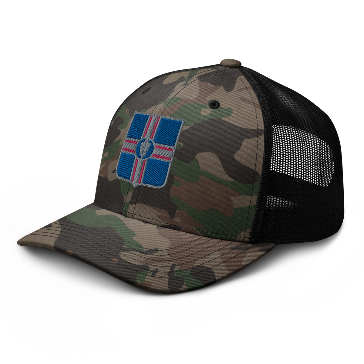Camouflage trucker hat - Army - 190th Glider Infantry Regiment wo Txt ...