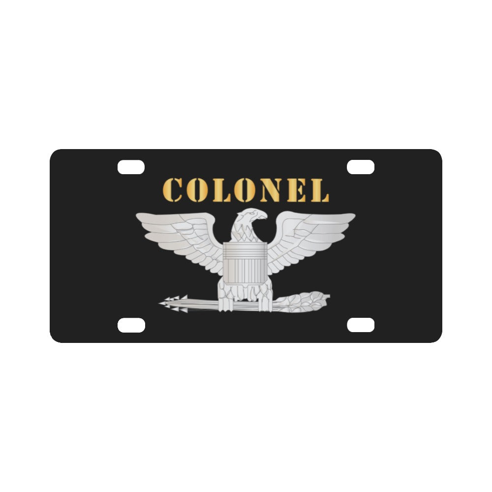 Army - Colonel X 300 Classic License Plate – MIP Brand Store