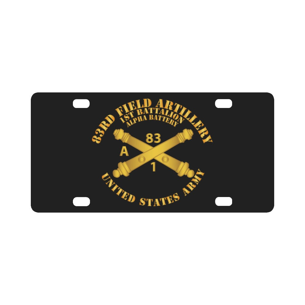 Army - Alpha Btry 1st Bn 83rd Field Artillery Regt - w Arty Branch Cla ...