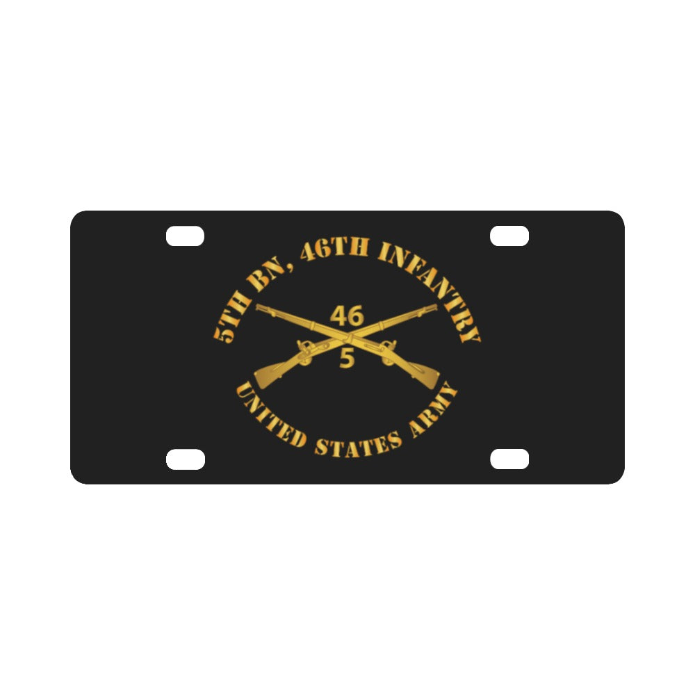 5th Bn 46th Infantry Regt - Infantry Br Classic License Plate – MIP ...