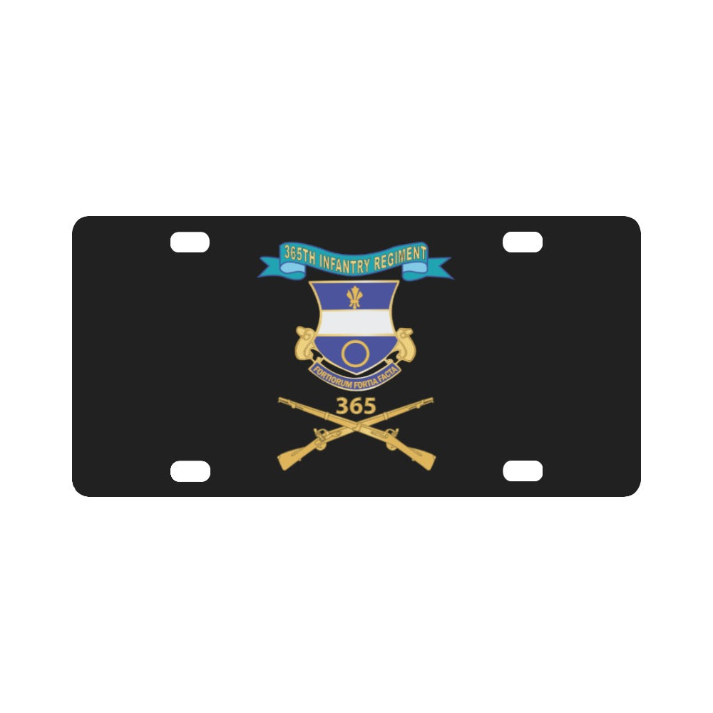 Army - 365th Infantry Regiment w Br - SSI - Ribbon X 300 Classic Licen ...