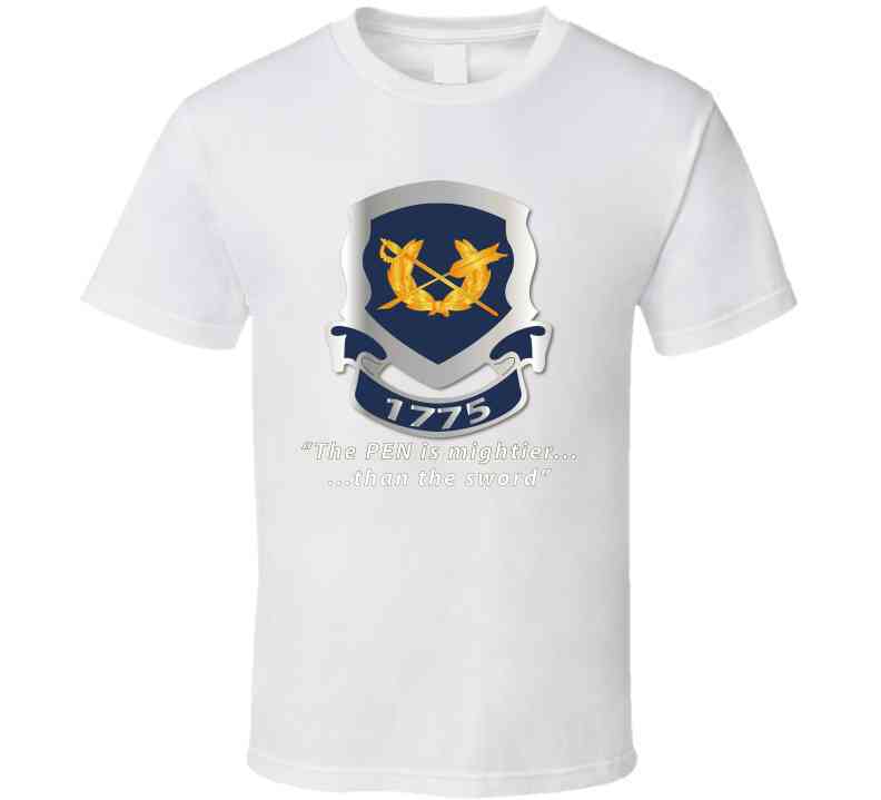 Army - Jag Corps Crest - Pen Is Mighter X 300 Classic T Shirt, Crewnec ...
