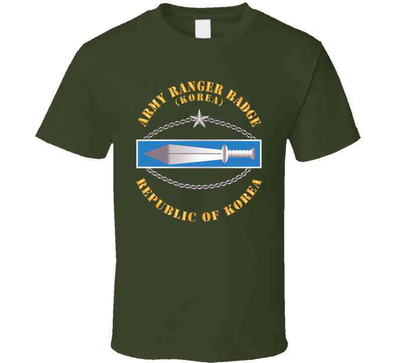 Rok Korean Army Ranger Badge W Txt X 300 T Shirt – MIP Brand Store