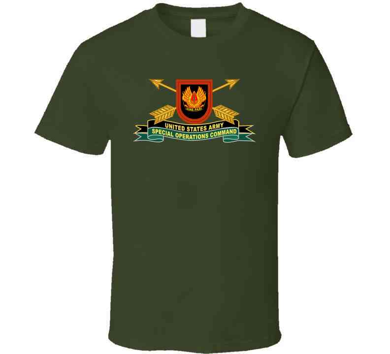 Army - Us Army Special Operations Command - Sine Pari - Flash W Br - R ...
