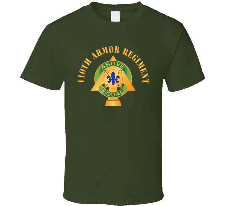 110h Armor Regiment - Dui W Txt X 300 Classic T Shirt, Crewneck Sweats ...