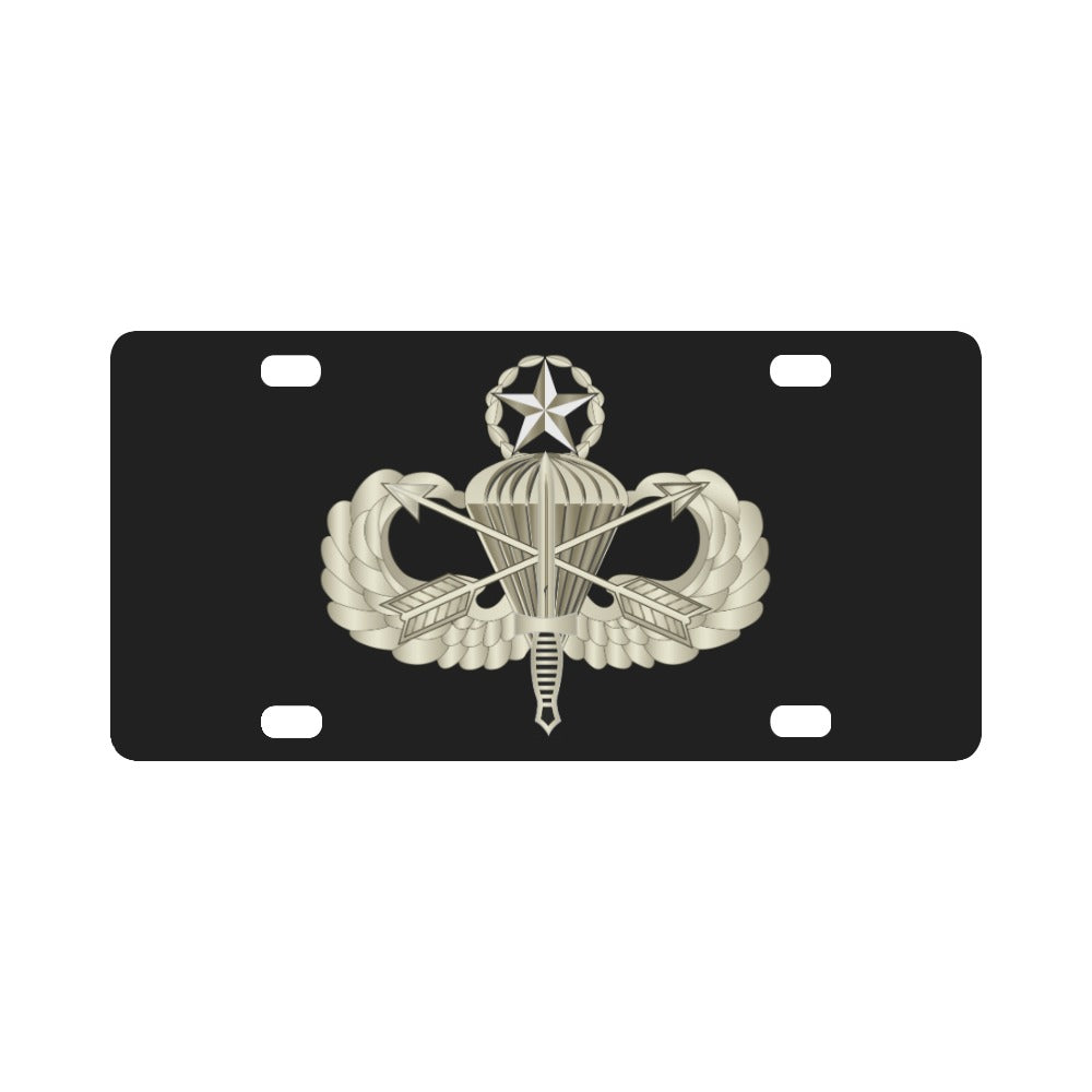 Army - Master Airborne w Crossed Arrrows Dagger Classic License Plate ...