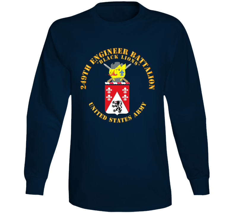 Army - COA - 249th Engineer Battalion V1 Long Sleeve – MIP Brand Store