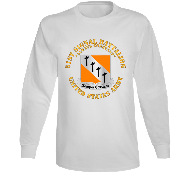 Army - 51st Signal Battalion - US Army Long Sleeve – MIP Brand Store