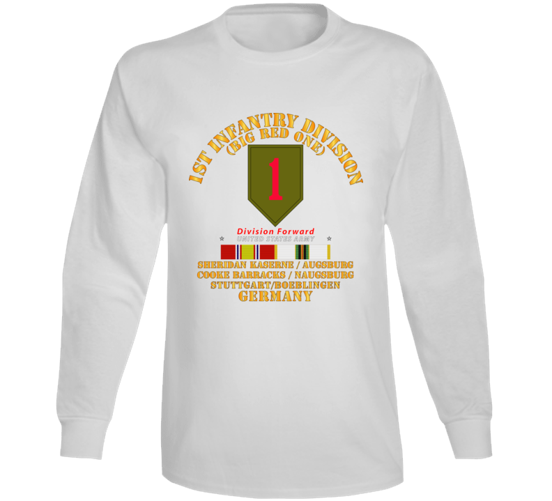 Army - 1st Infantry Division Forward - Germany w COLD WAR SVC V1 Long ...