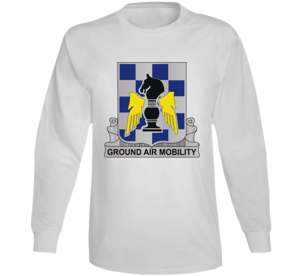Army - Combat Aviation Brigade DUI - 82nd Abn Div wo Txt V1 Long Sleev ...