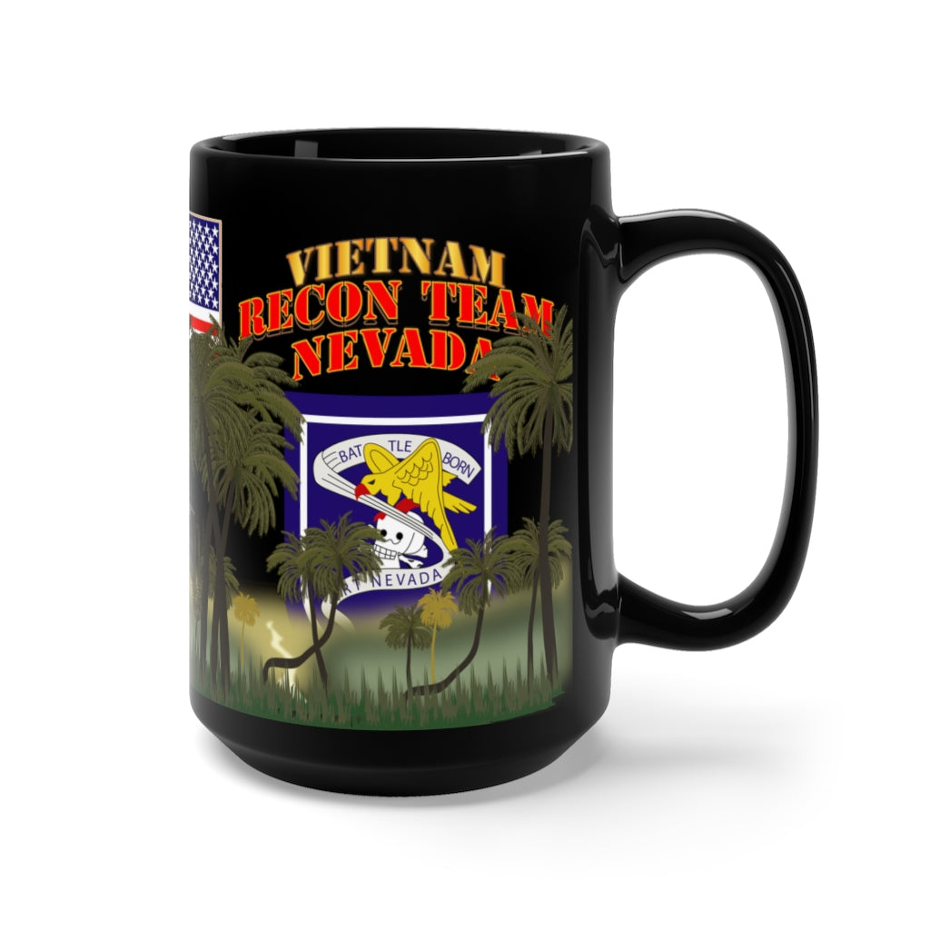 Black Mug 15oz - Army - Special Forces - Recon Team - Nevada with Rapp ...