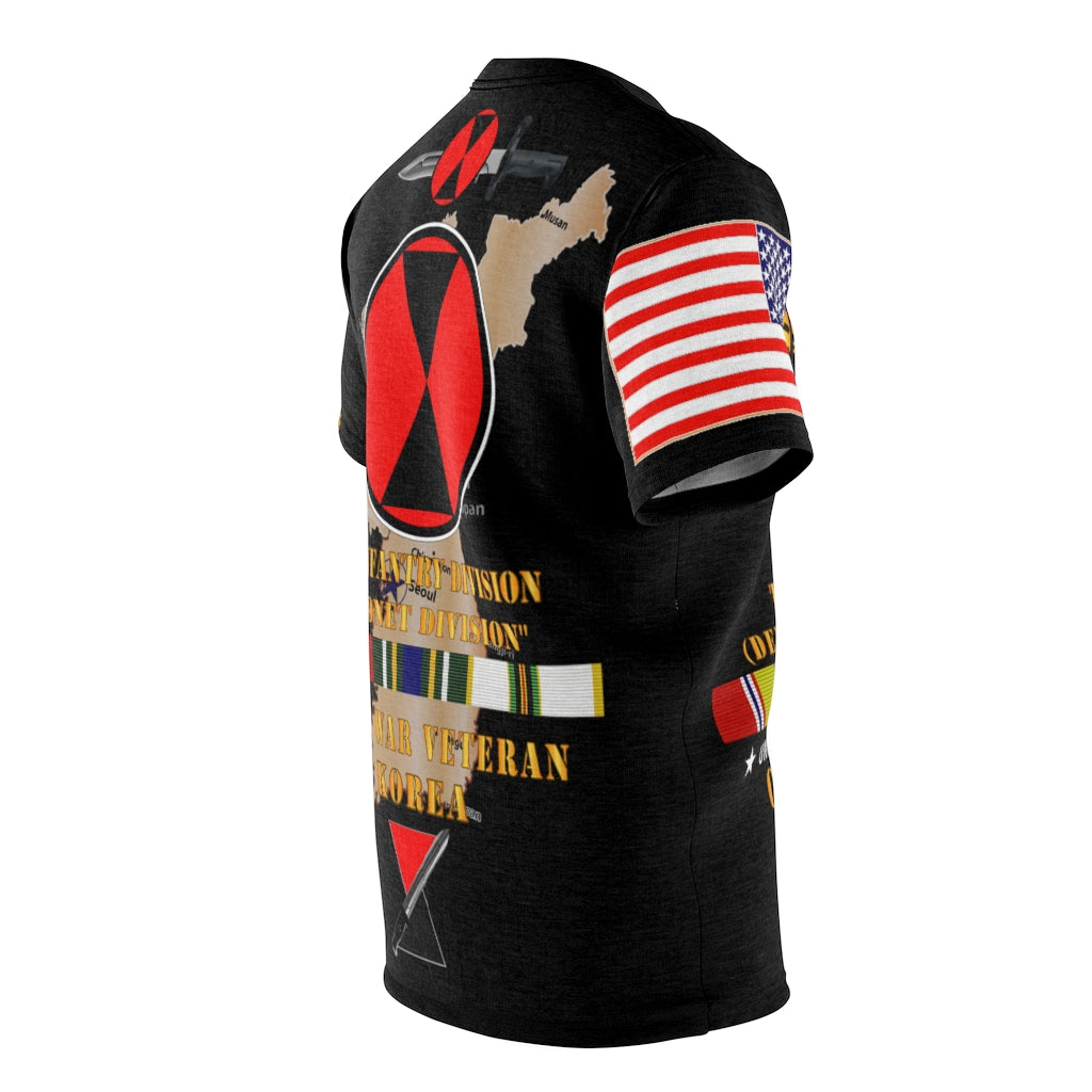 All Over Printing - Army - 7th Infantry Div - Bayonet Division - Camp ...