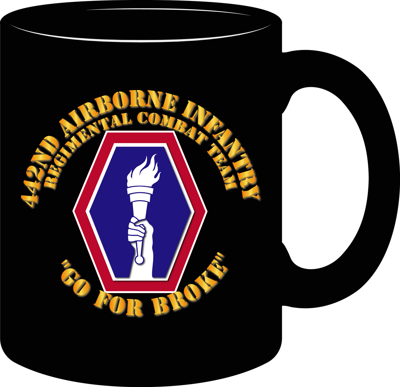 Army - 442nd Airborne Infantry Regimental Combat Team - Mug – MIP Brand ...