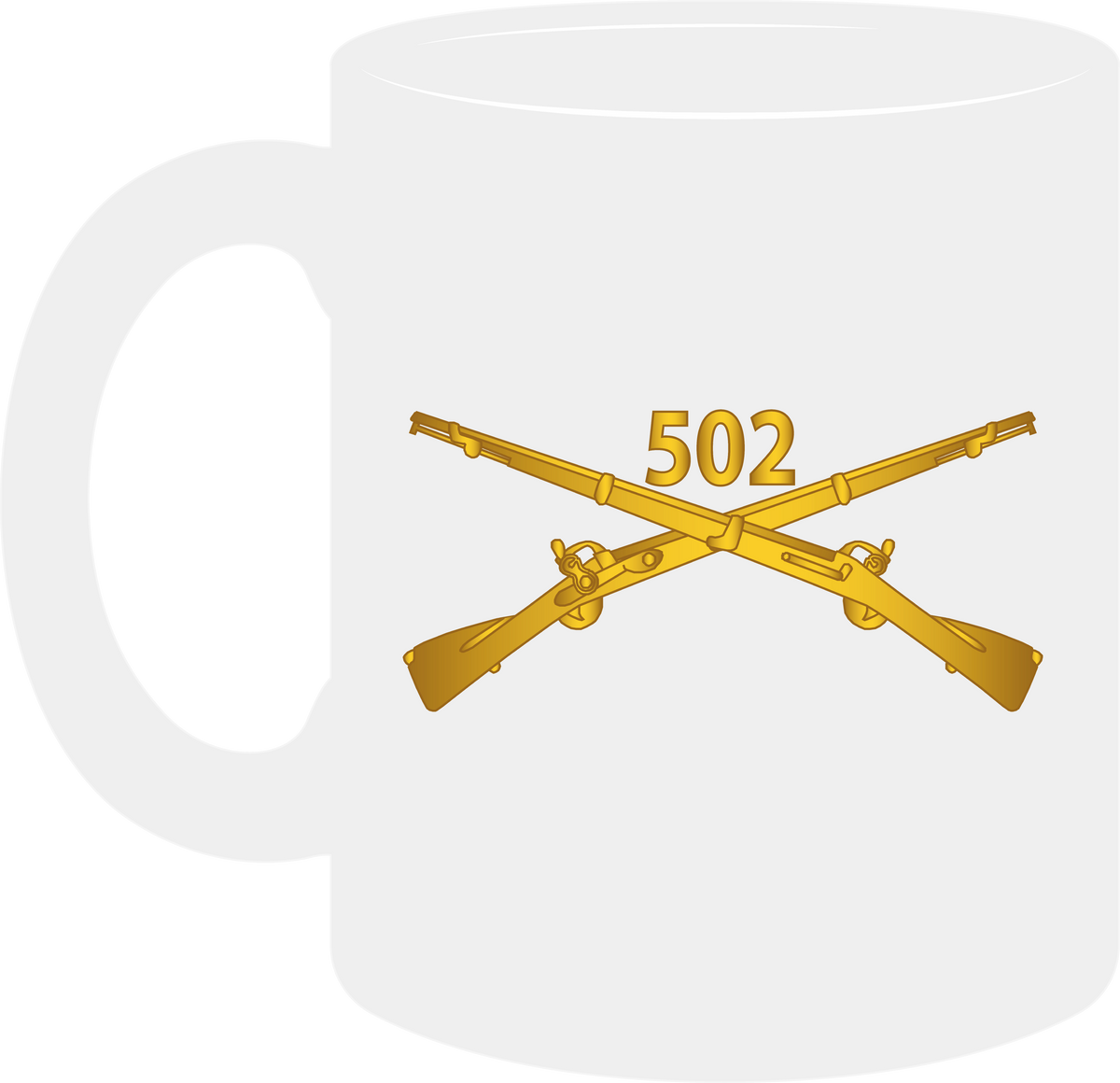Army - 502nd Infantry Regiment - Infantry Branch - Mug – MIP Brand Store