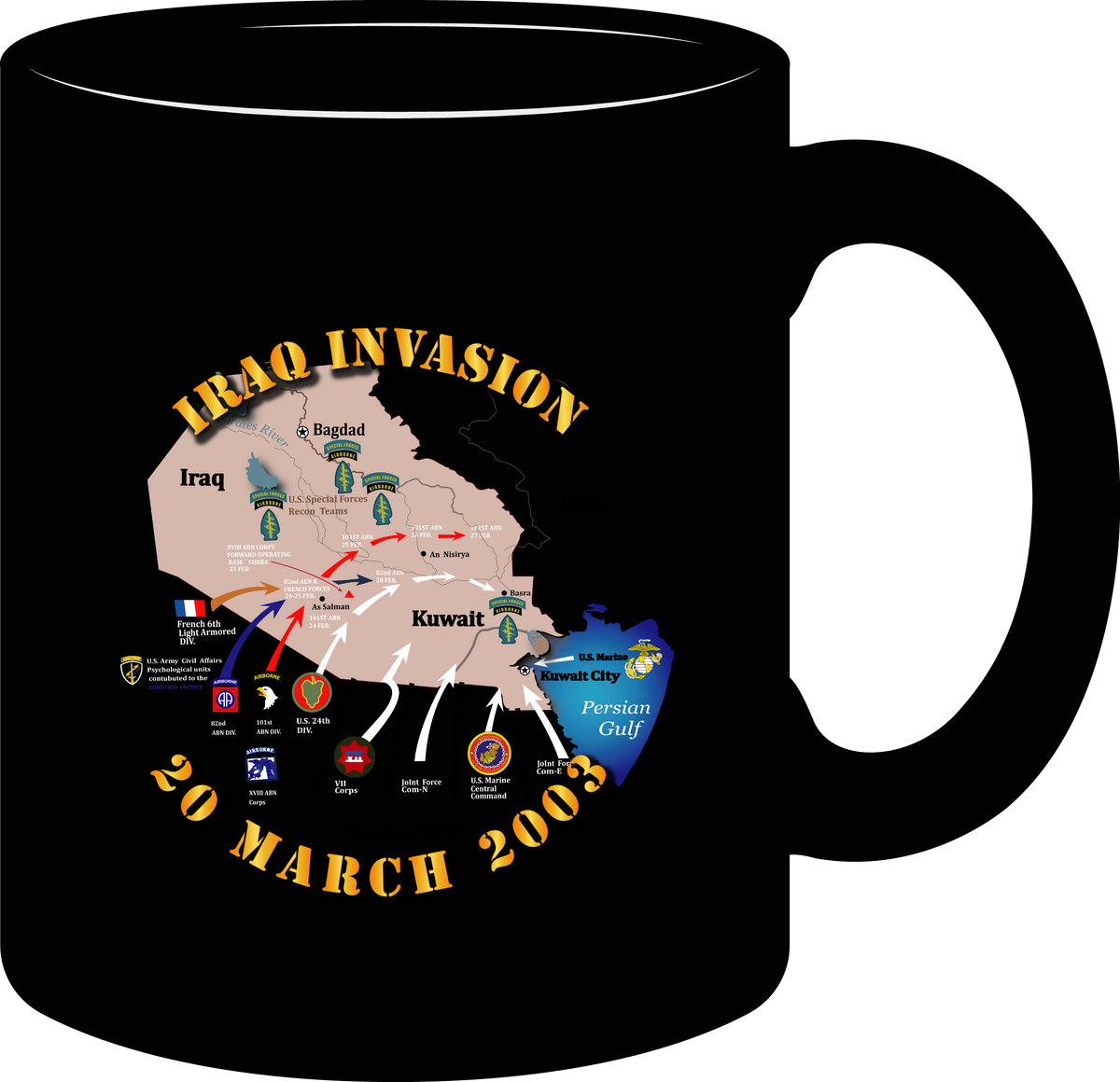 Army - Iraq Invasion - Mug – MIP Brand Store
