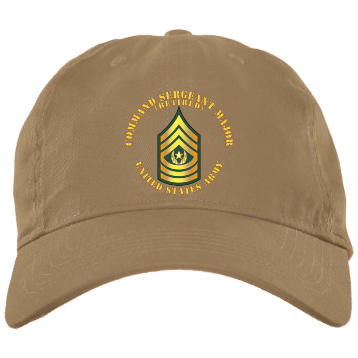 Army - Command Sergeant Major - CSM - Retired BX001 Embroidered Brushe ...