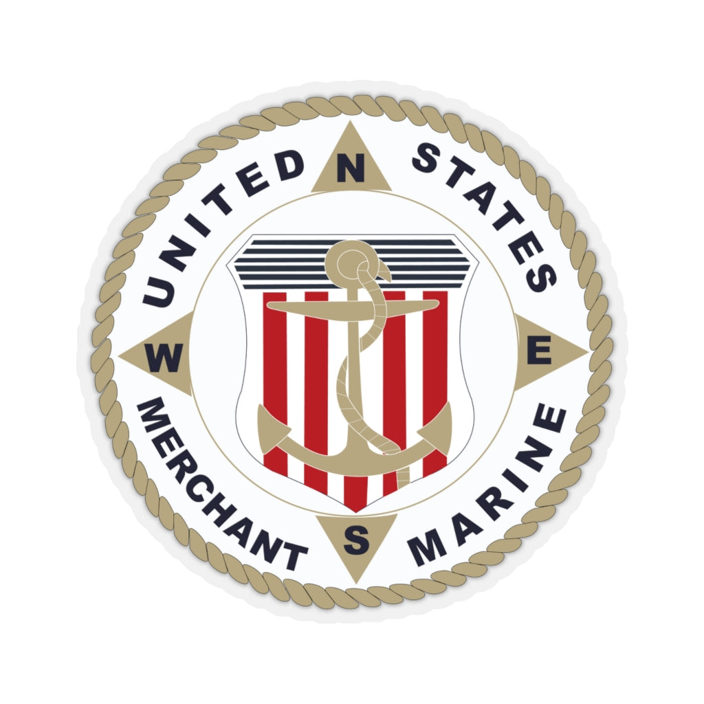 Kiss-Cut Stickers - USMM - United States Merchant Marine Emblem – MIP ...
