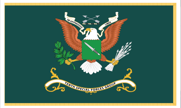 Rectangle Flags - Regimental Colors - 10th Special Forces Group – MIP ...