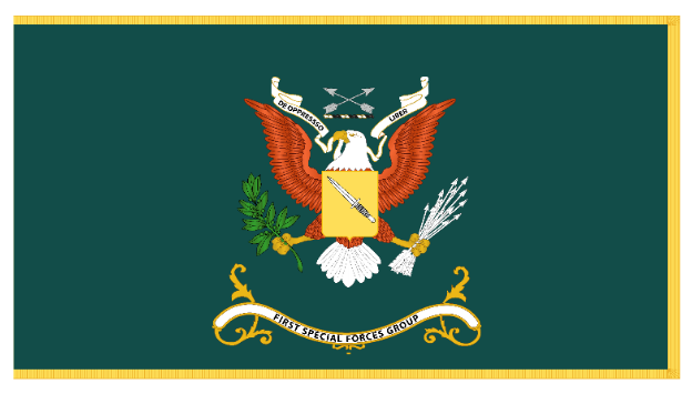 Rectangle Flags - Regimental Colors - 1st Special Forces Group – MIP ...