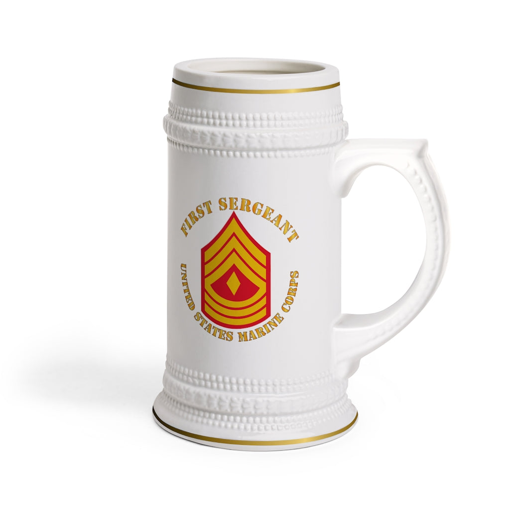 Beer Stein Mug - USMC - First Sergeant X 300 – MIP Brand Store