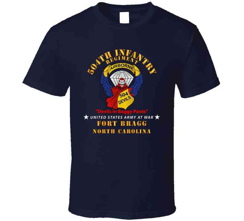 Army - 504th Infantry Regiment - Devils - Fbnc X 300 V1 Classic T Shir ...