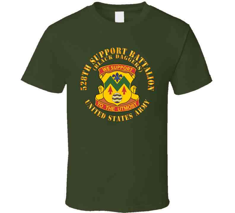 Army - 528th Support Battalion - Dui - Black Daggers X 300 Hoodie – MIP ...