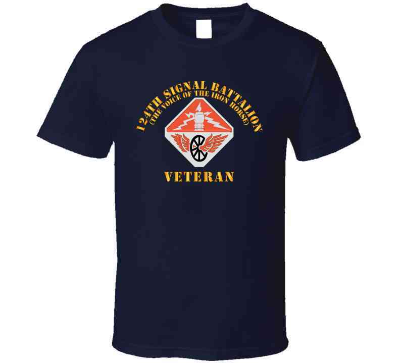 Army - 124th Signal Bn - The Voice Of The Iron Horse - Ssi - Veteran X ...