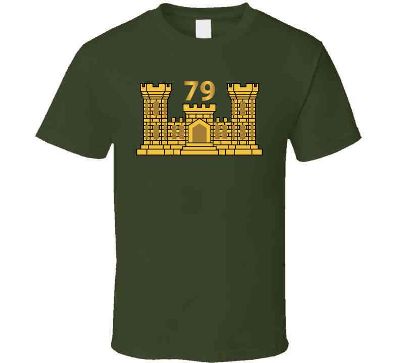 Army - 79th Engineer Battalion - Eng Branch X 300 Classic T Shirt – MIP ...