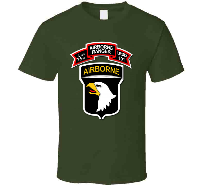 SOF - Airborne Ranger - 101st ABN DIV - L - 75IN - LRSD 101 - 1 T Shir ...
