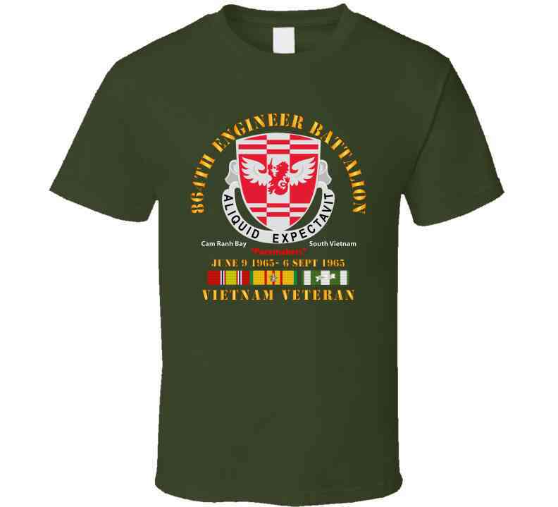 864th Engineer Bn - June 9 1965 - 6 Sept 1965 - Vietnam Vet W Vn Svc T ...