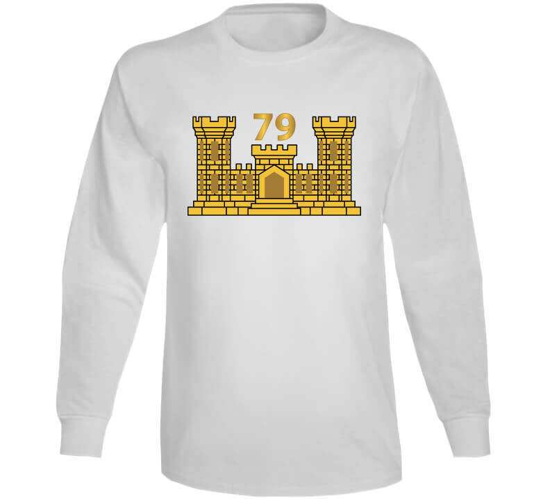 Army - 79th Engineer Battalion - Eng Branch X 300 Long Sleeve – MIP ...